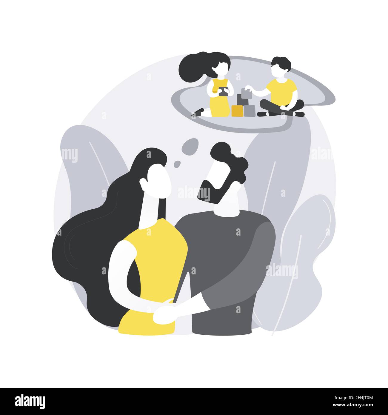 Family planning abstract concept vector illustration Stock Vector Image ...