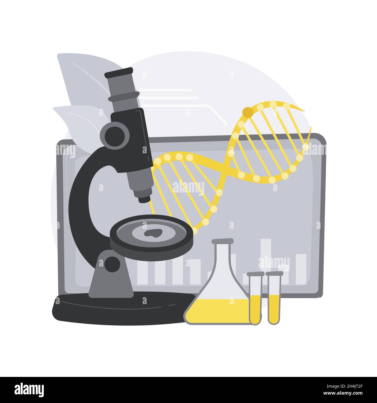 Biotechnology abstract concept vector illustration Stock Vector Image ...