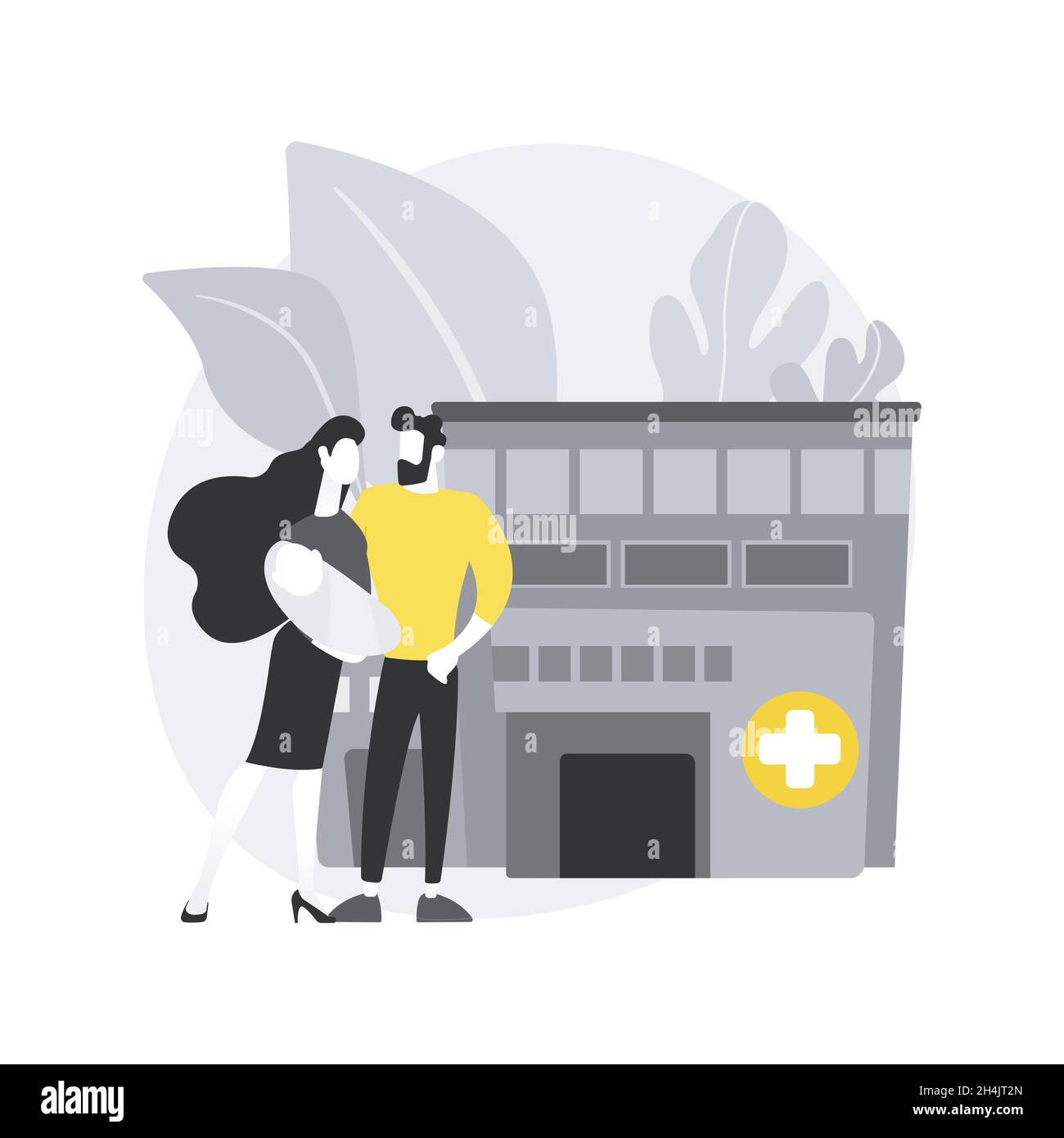 Maternity services abstract concept vector illustration Stock Vector ...