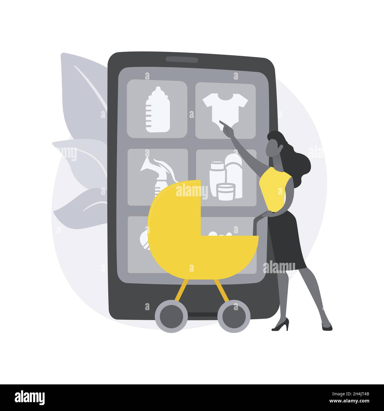Maternity care products abstract concept vector illustration Stock ...