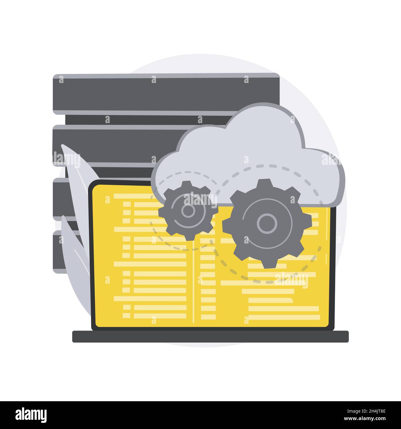 Database abstract concept vector illustration Stock Vector Image & Art ...
