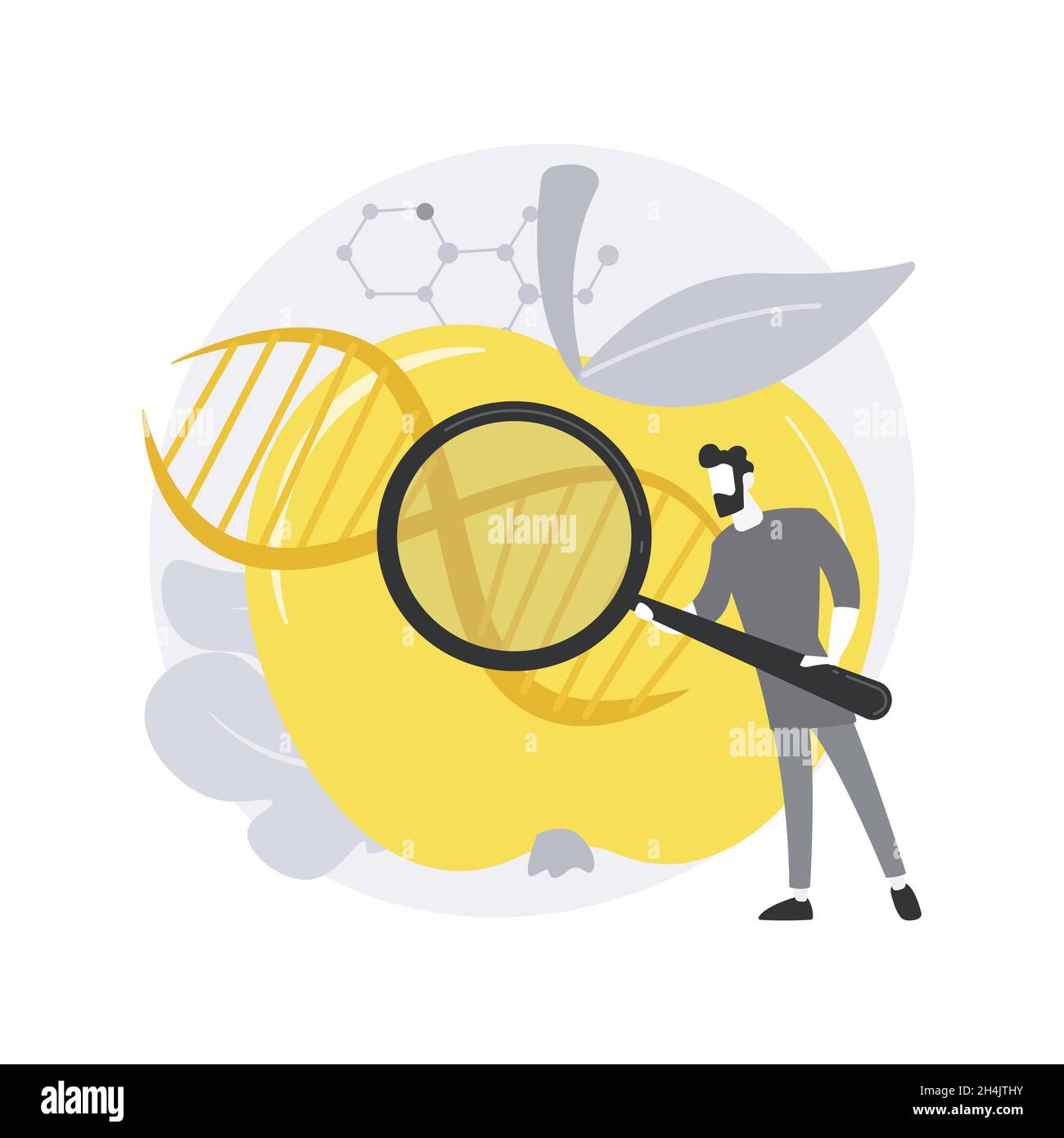 Genetically modified foods abstract concept vector illustration Stock Vector Image & Art - Alamy