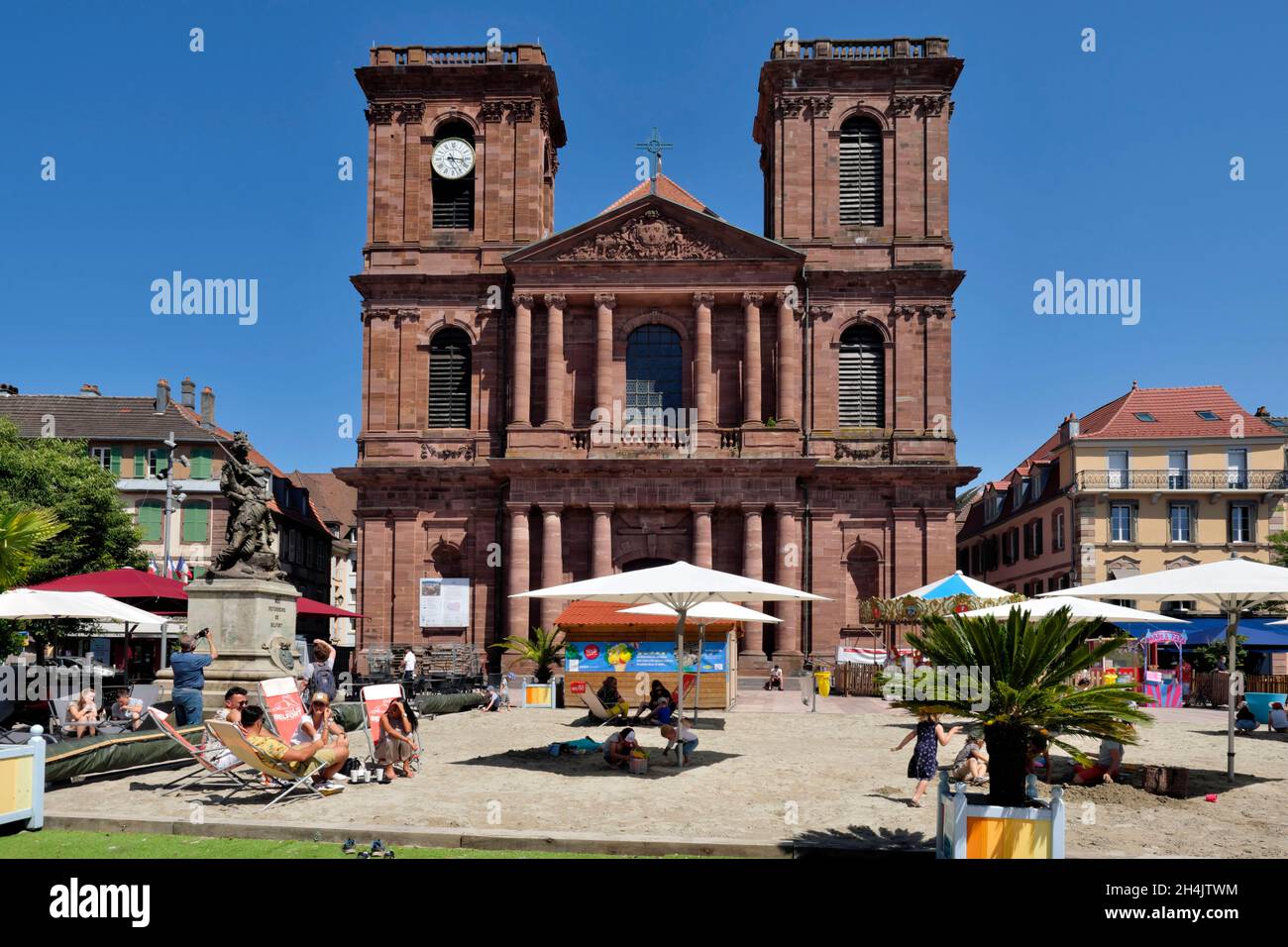 France, Territoire de Belfort, Belfort, Place d Armes, Saint Christophe ...