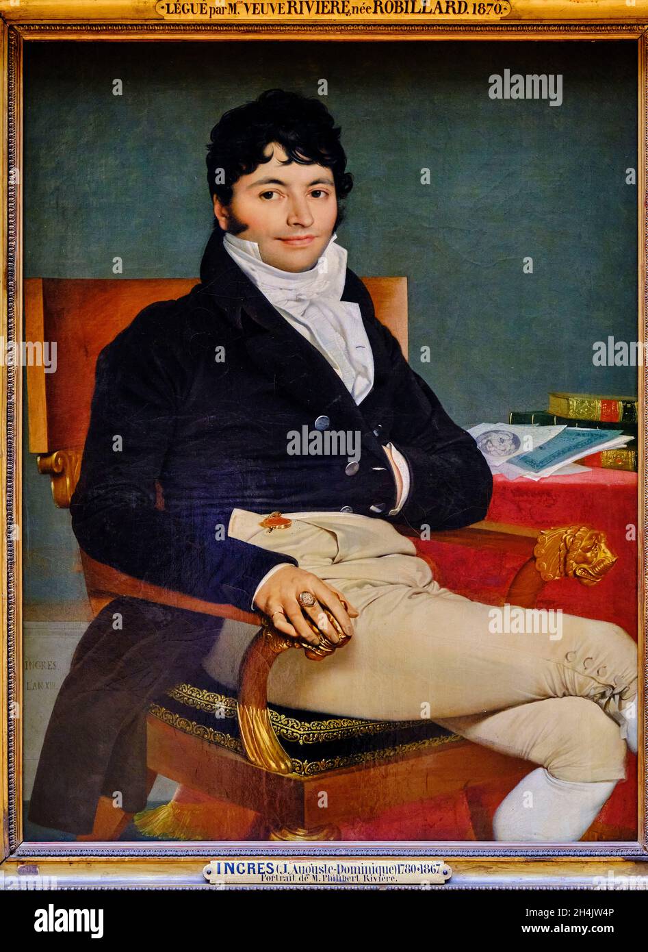 France, Paris, Louvre museum, Portrait of Philibert Rivi?re by Jean ...
