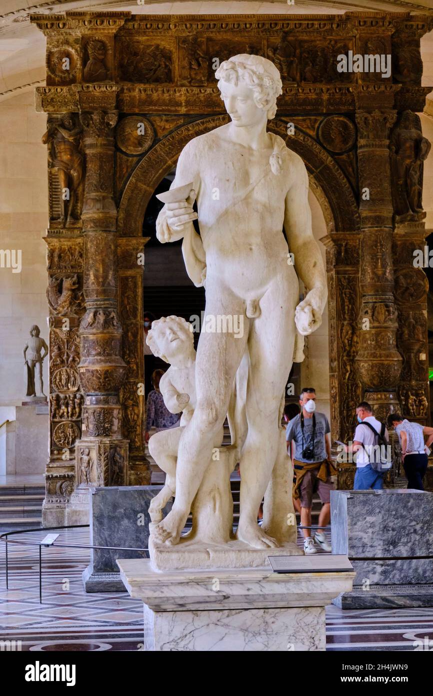 Bacchus louvre museum paris hi-res stock photography and images - Alamy