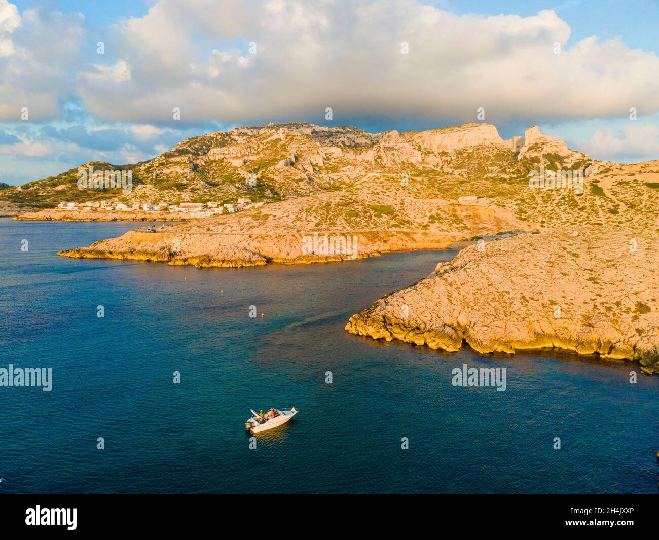 France, Bouches du Rhone, Calanques National Park, Marseille, the Cap ...