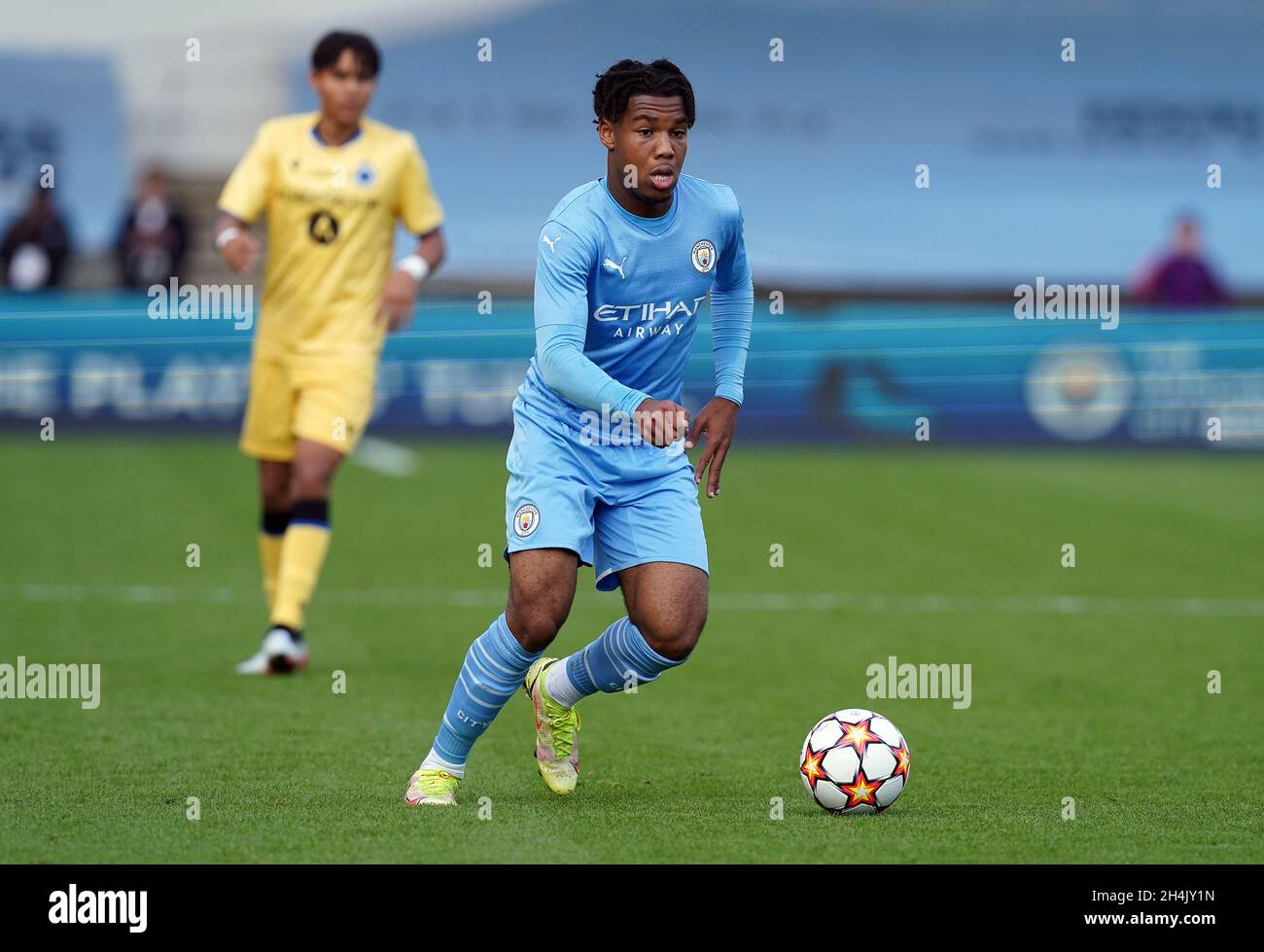 Manchester City's Micah Hamilton during the UEFA Youth League Group A ...