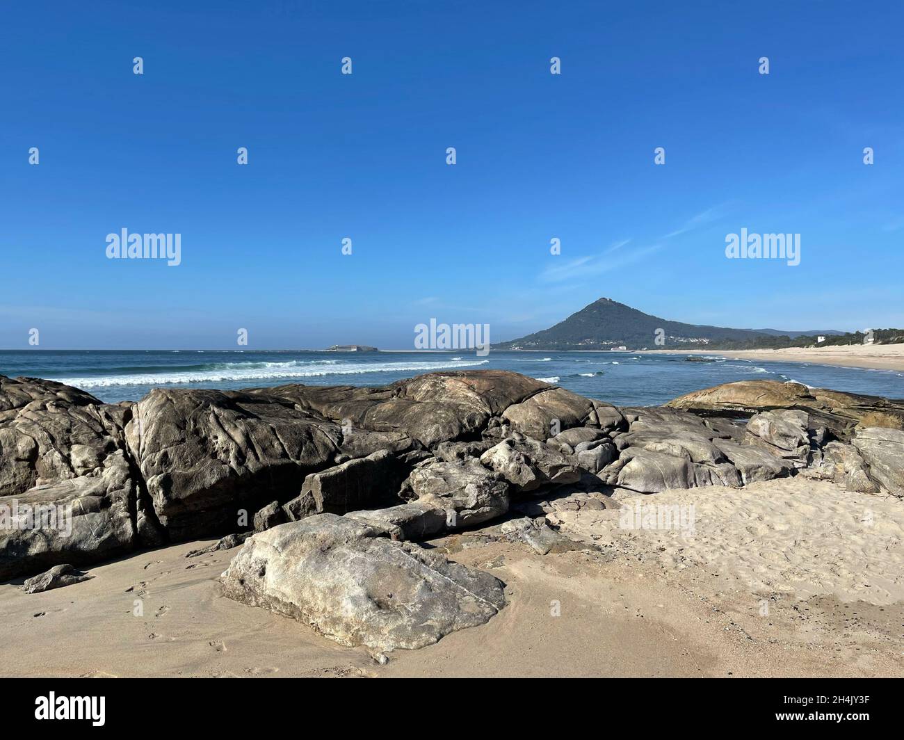 Moledo beach, Norte, Portugal Stock Photo - Alamy