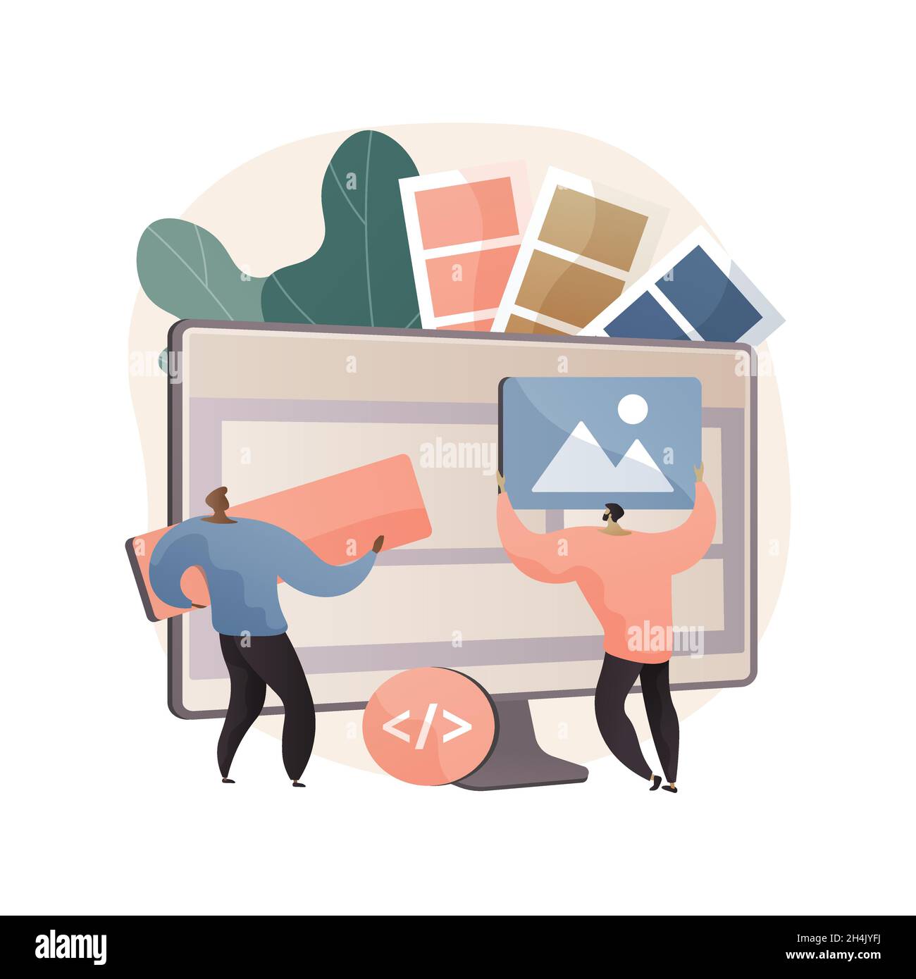 Low Code Development Abstract Concept Vector Illustration Stock Vector Image And Art Alamy