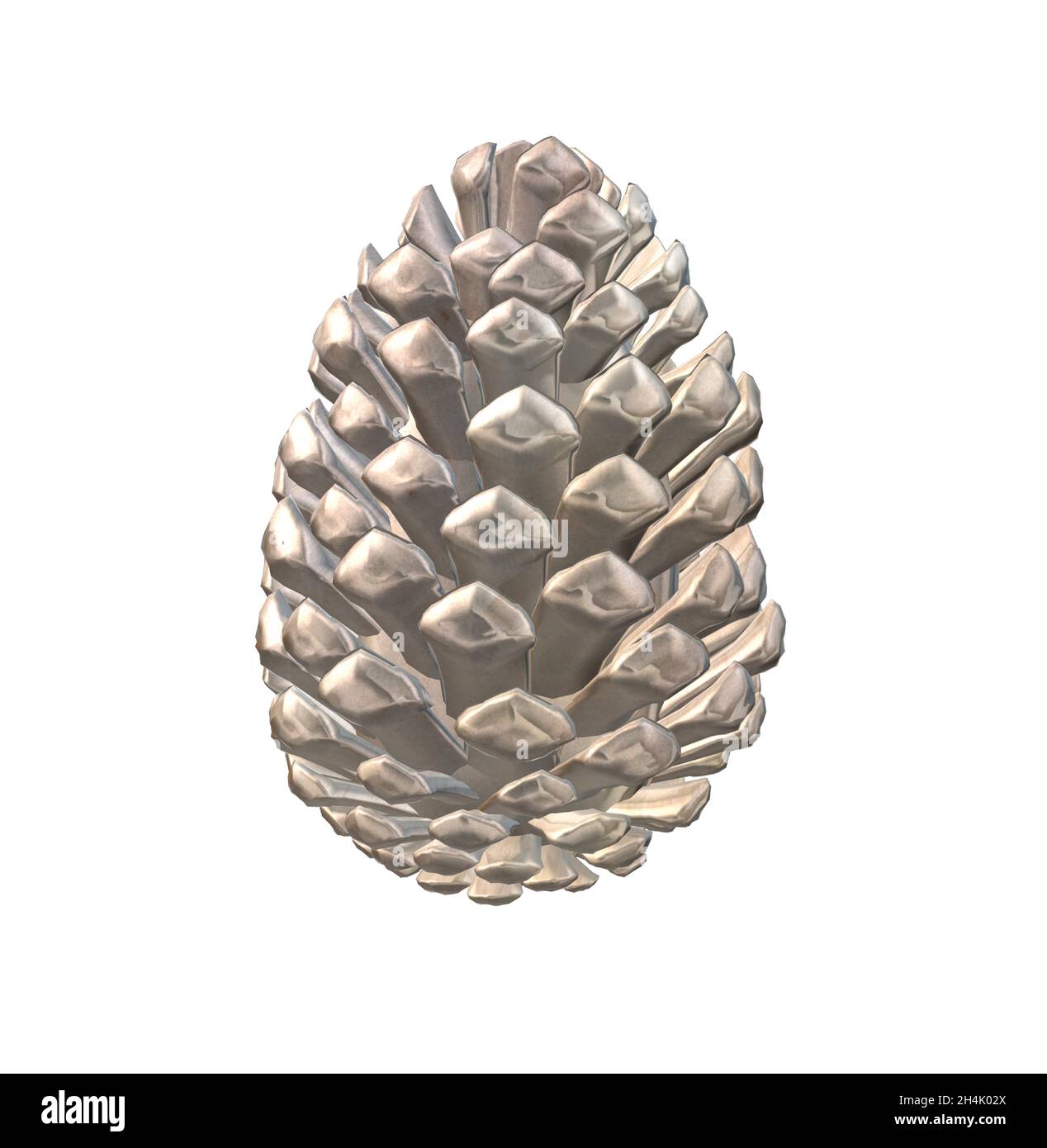 Silver Pine Cone Stock Vector Image & Art - Alamy