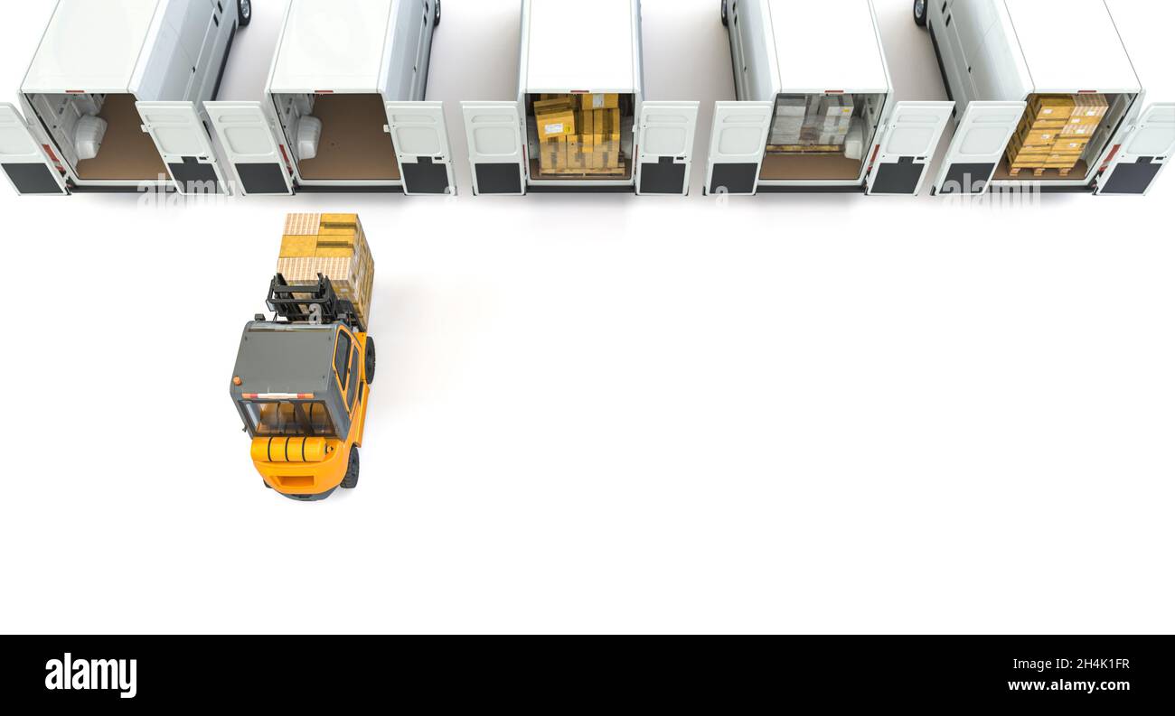 Loading concept pallet truck hi-res stock photography and images - Alamy