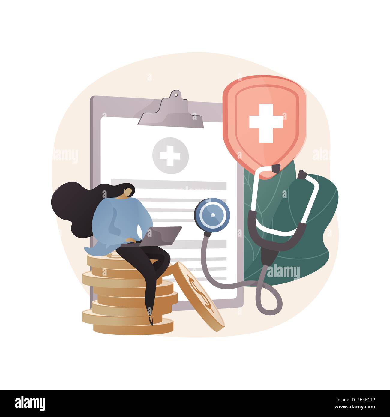 Health insurance abstract concept vector illustration Stock Vector ...