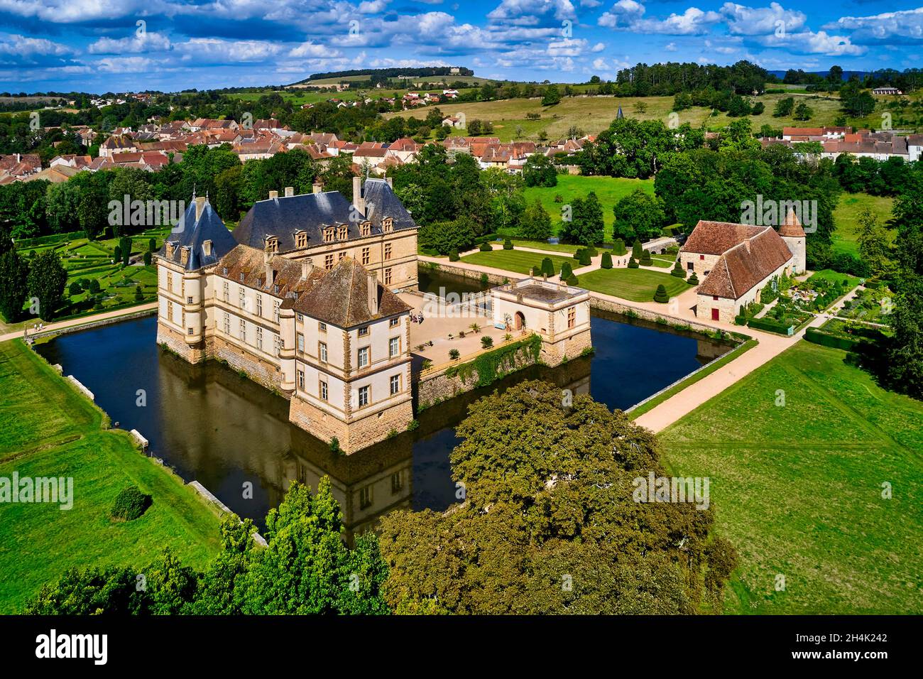 France, Saone et Loire, Chateau de Cormatin, castle Stock Photo - Alamy