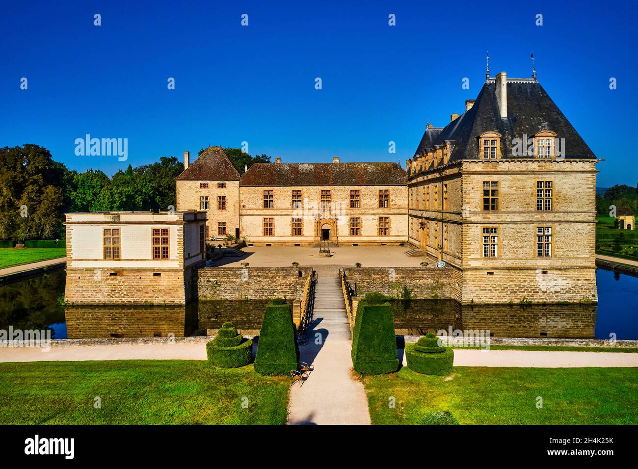 France, Saone et Loire, Chateau de Cormatin, castle Stock Photo - Alamy