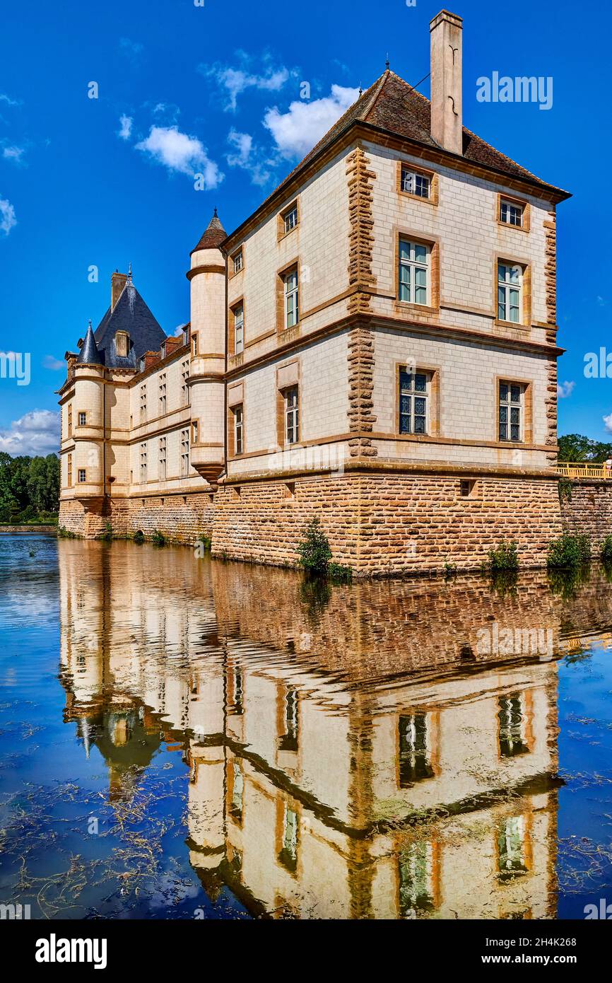 France, Saone et Loire, Chateau de Cormatin, castle Stock Photo - Alamy