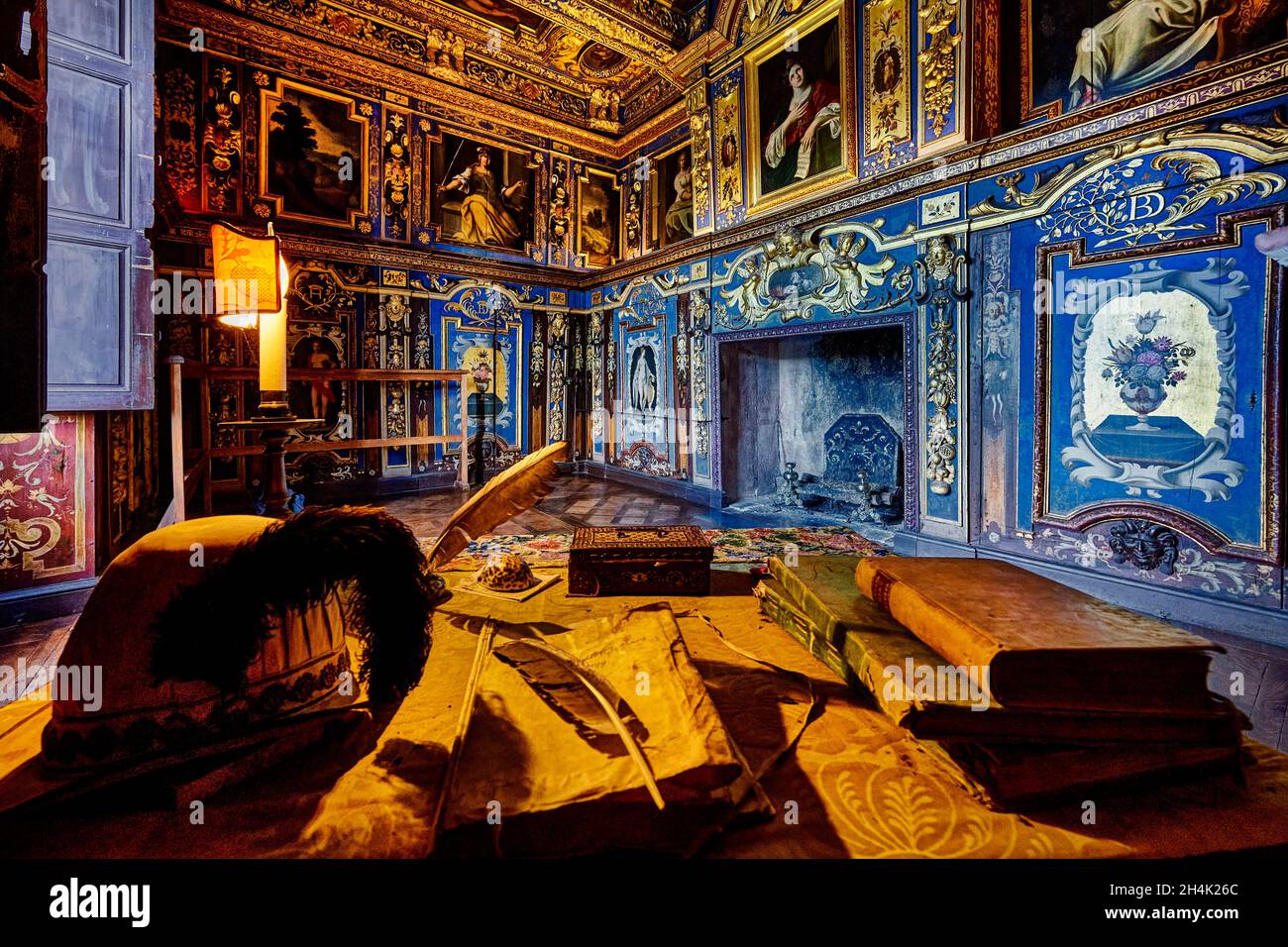 France, Saone et Loire, Chateau de Cormatin, castle Stock Photo - Alamy