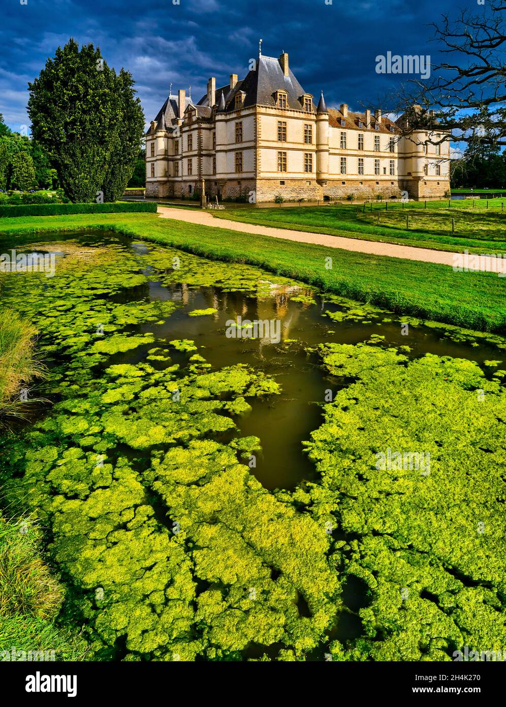 France, Saone et Loire, Chateau de Cormatin, castle Stock Photo - Alamy