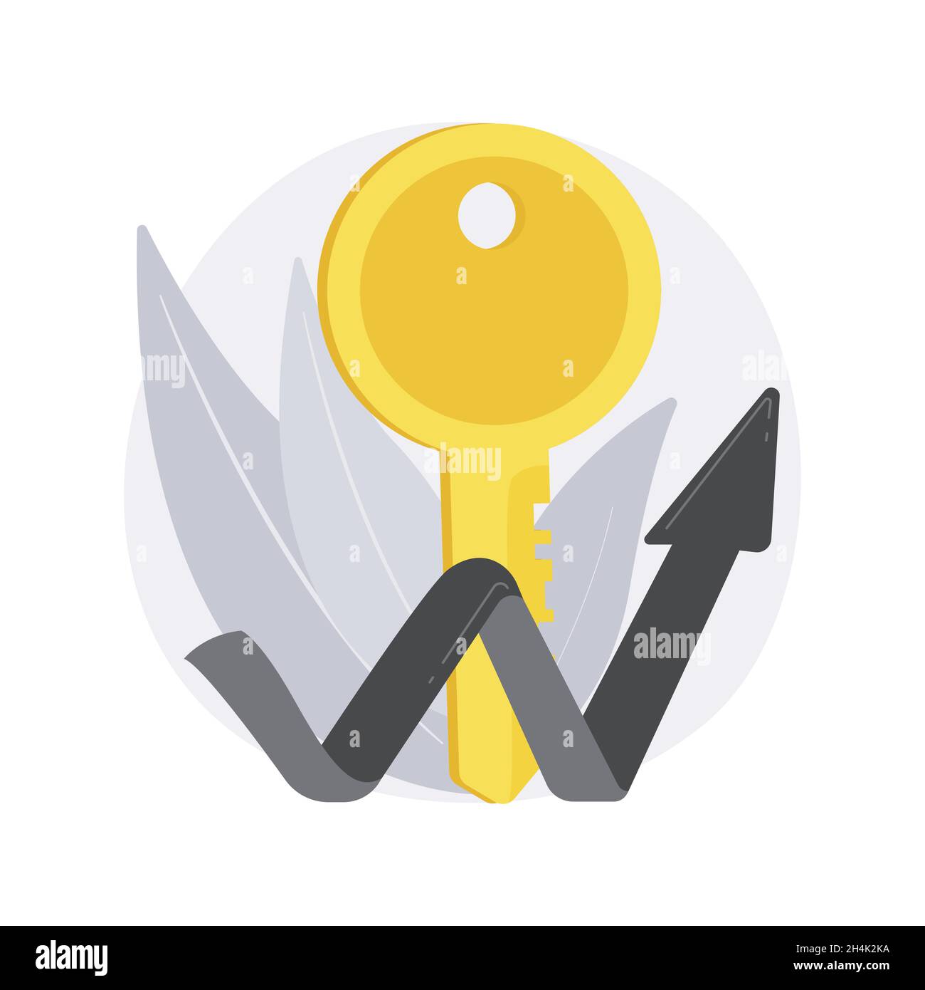 Keyword ranking abstract concept vector illustration Stock Vector Image ...