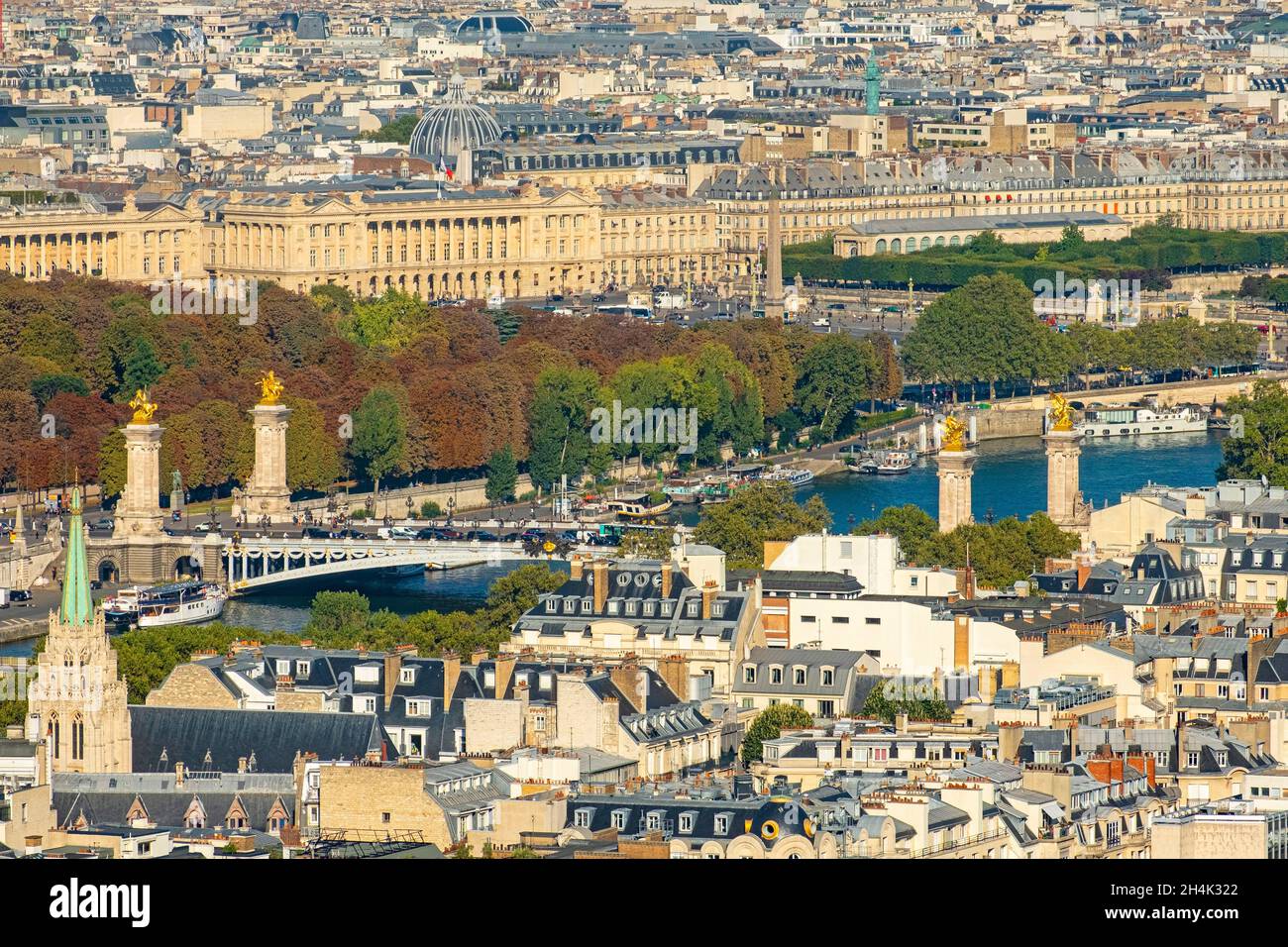 Place de la concorde aerial hi-res stock photography and images - Alamy