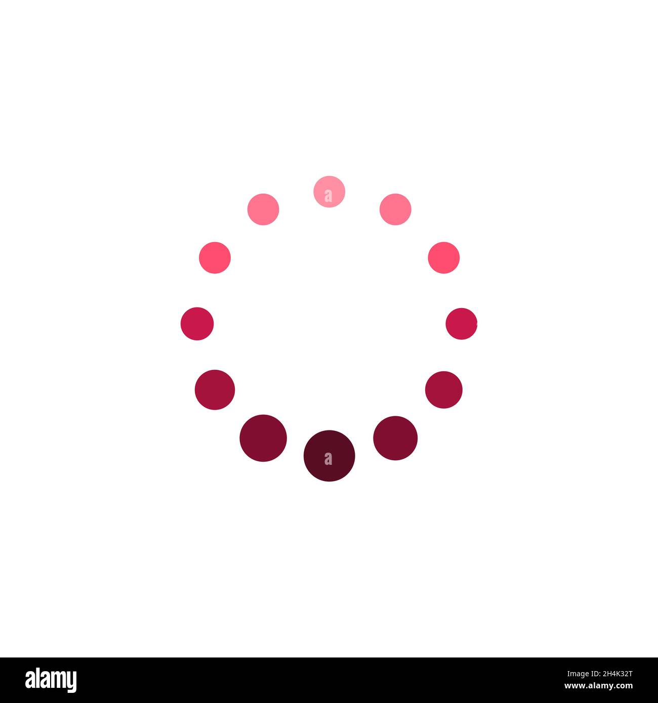 Abstract Round dotted Logo Template. Stock vector illustration isolated ...