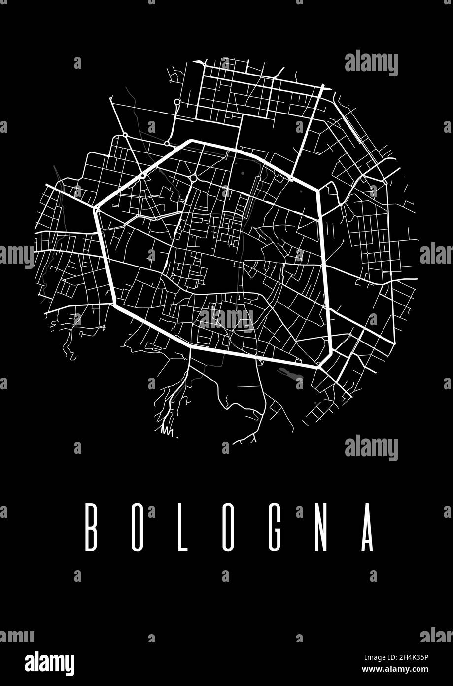Bologna street view Stock Vector Images - Alamy