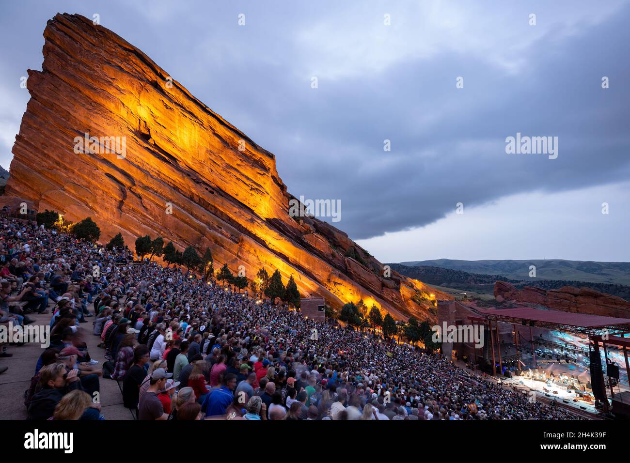 Concert, Red Rocks Amphitheatre, Morrison (near Denver), Colorado USA ...