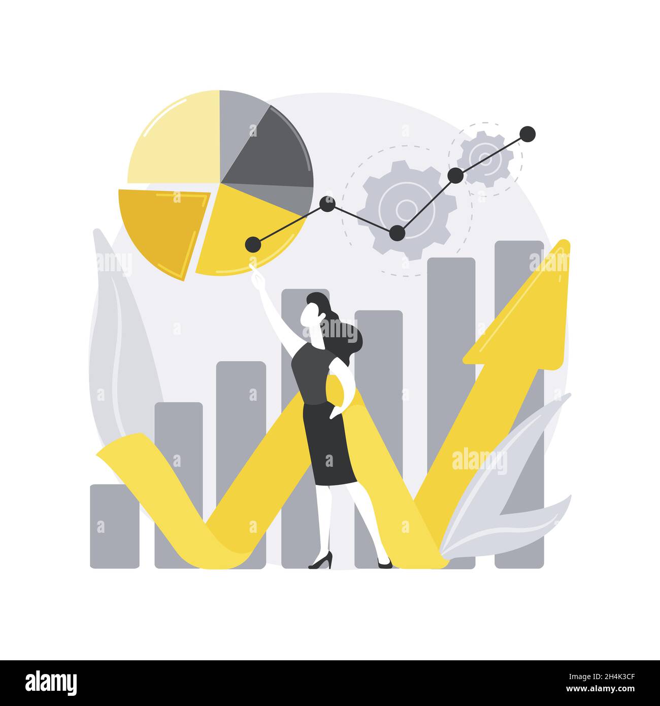 Competitor research abstract concept vector illustration Stock Vector ...