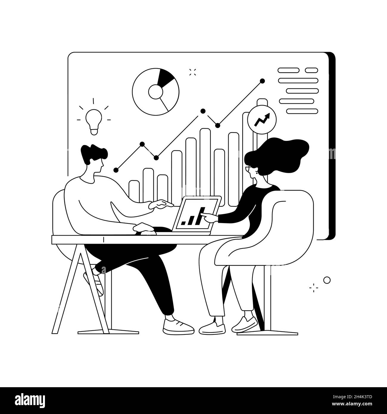 Consulting abstract concept vector illustration Stock Vector Image ...