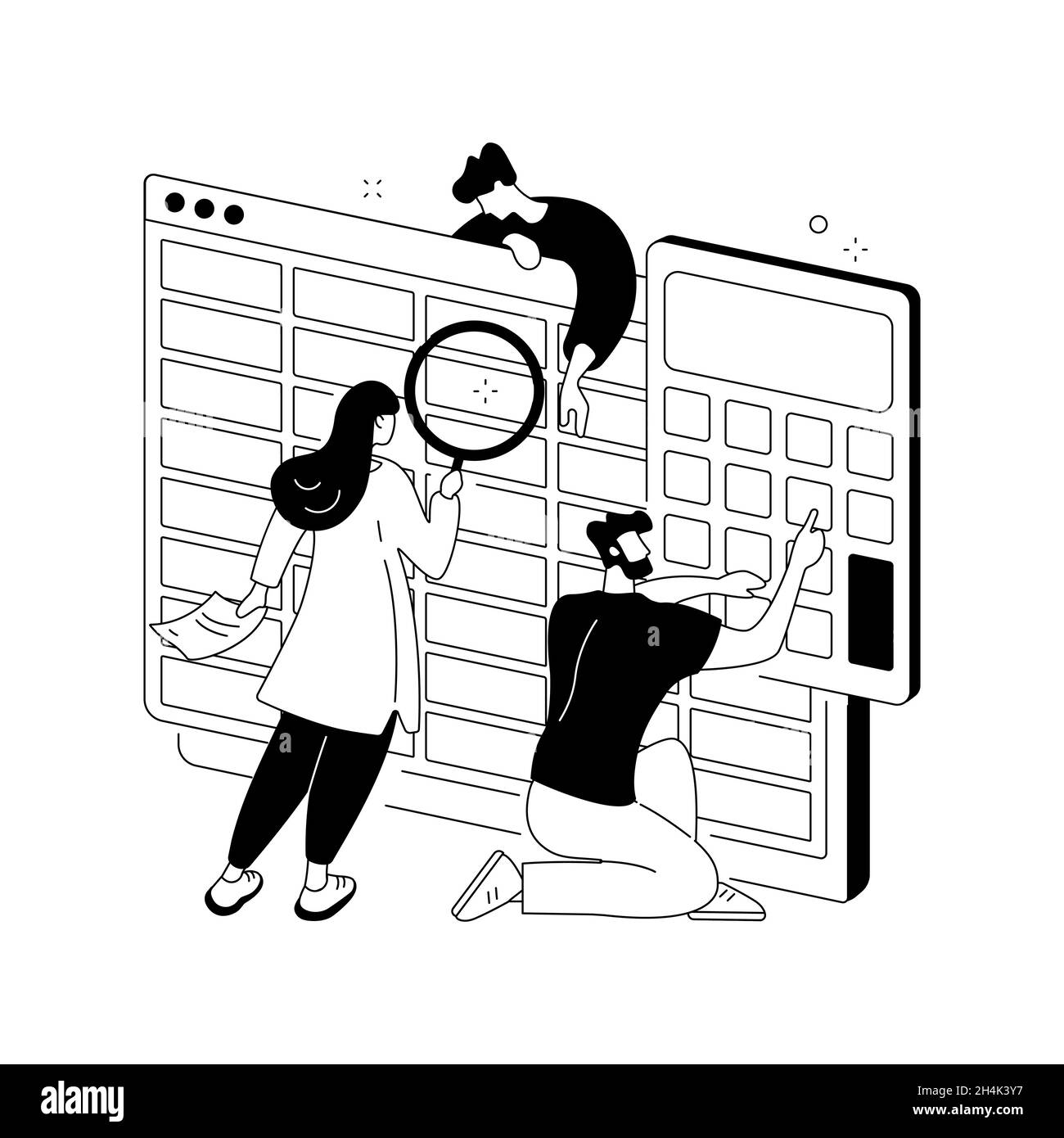 Accounting abstract concept vector illustration Stock Vector Image ... Accounting abstract concept vector illustration Stock Vector Image ...