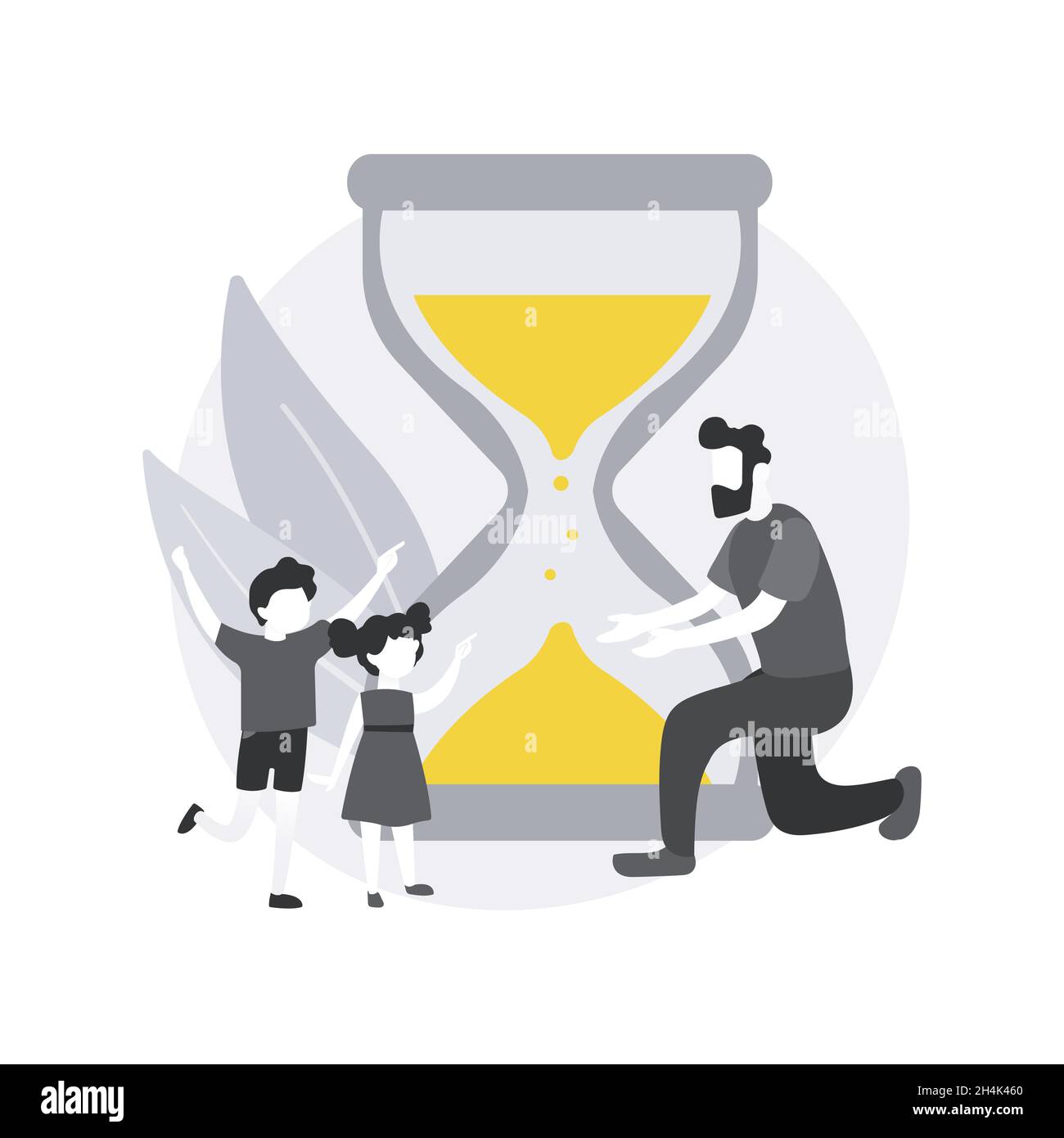 Challenges for divorced dads abstract concept vector illustration Stock ...