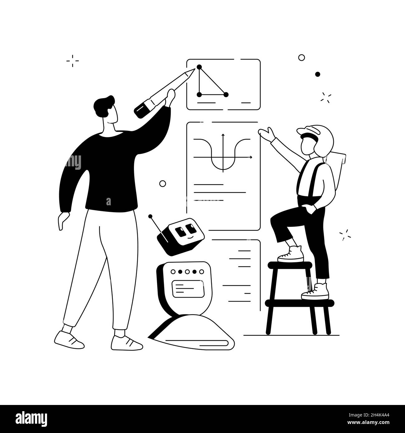 Engineering for kids abstract concept vector illustration Stock Vector ...