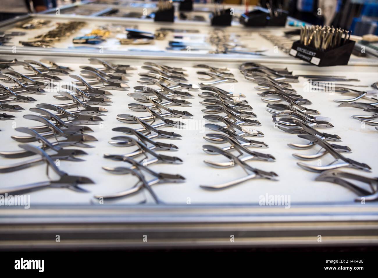 Nipper tools on display table of a store Stock Photo - Alamy