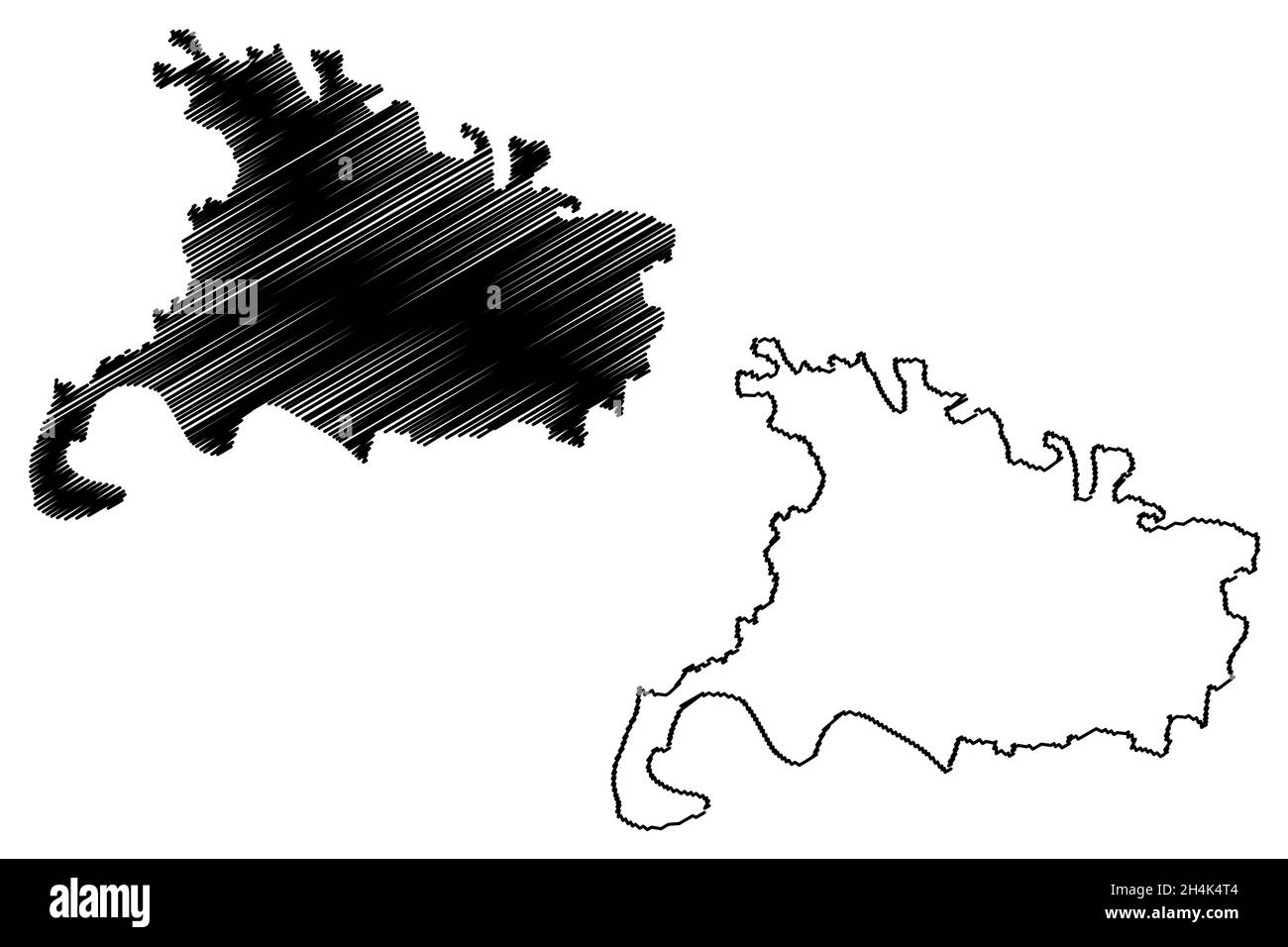 Sant Ravidas Nagar district (Uttar Pradesh State, Republic of India ...