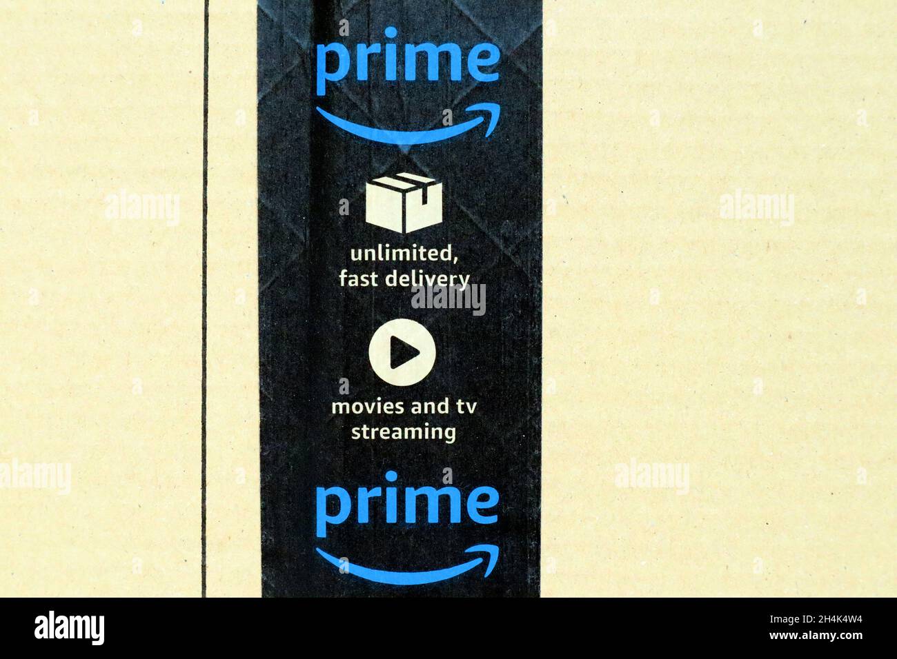 Detail of amazon prime package hi-res stock photography and images - Alamy