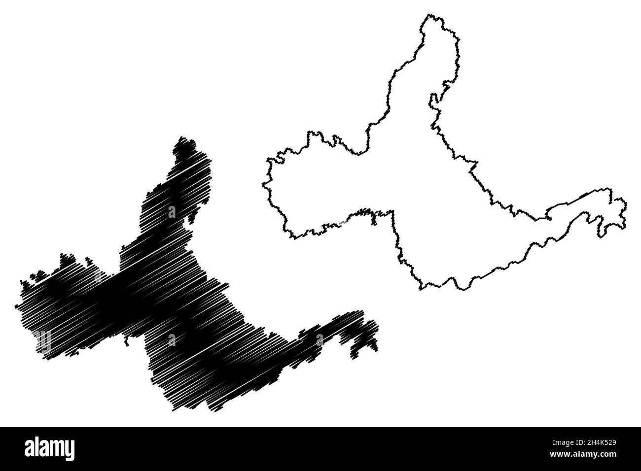 Sehore district (Madhya Pradesh State, Bhopal division, Republic of ...