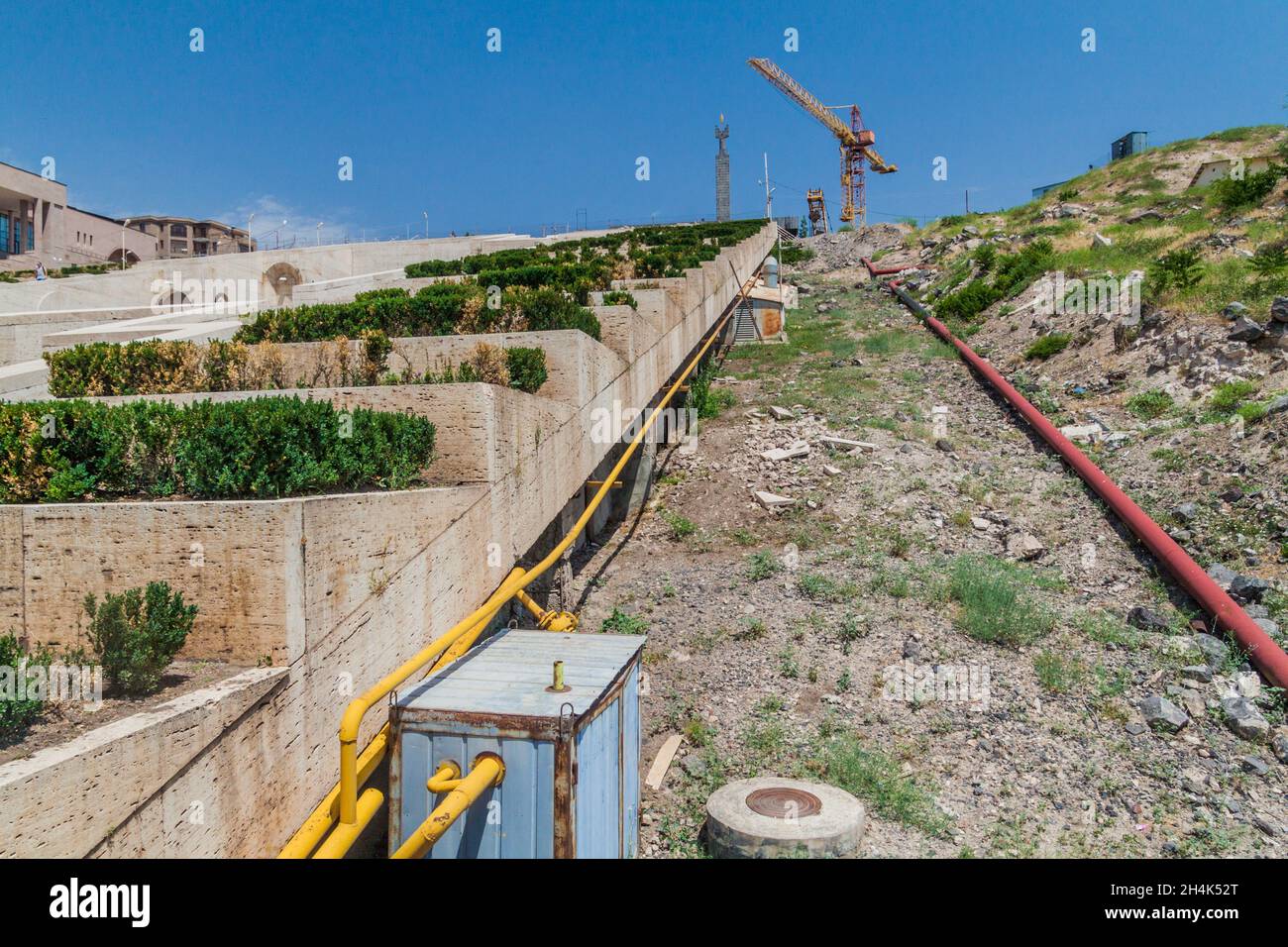 Surroundigs of the Cascade complex in Yerevan, Armenia Stock Photo - Alamy