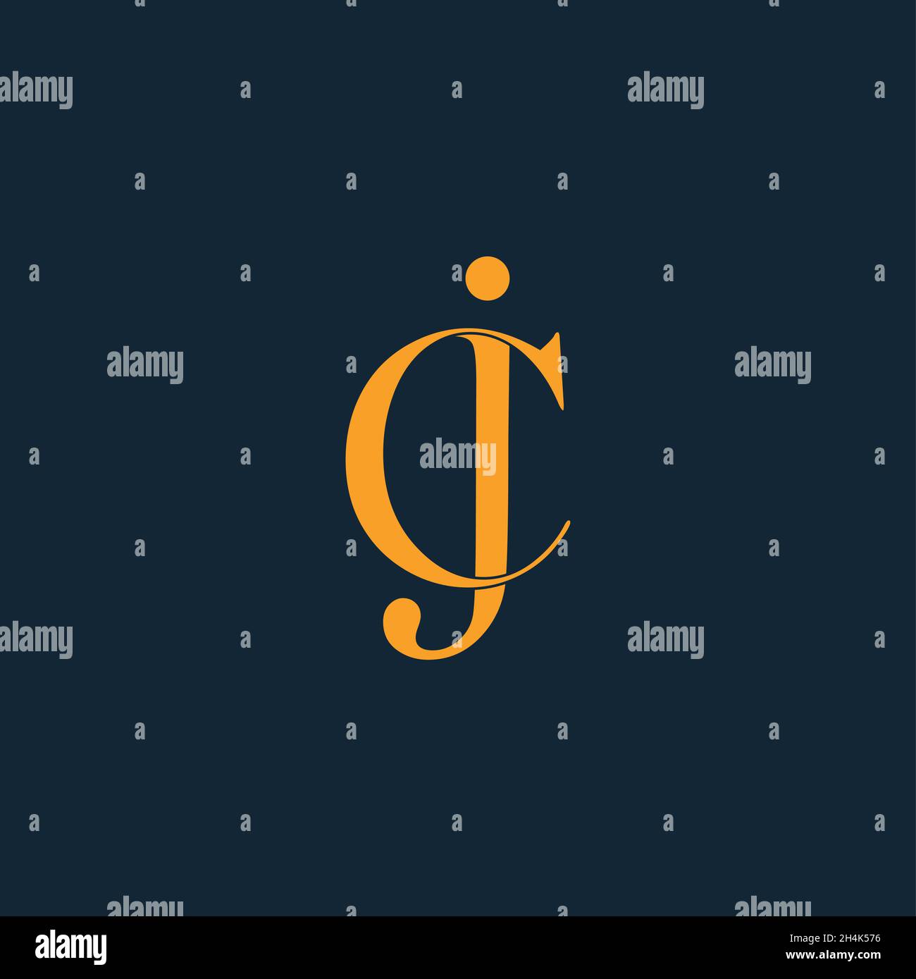 Professional Innovative Initial CJ logo and CJ logo. Letter CJ Minimal elegant Monogram. Premium ...