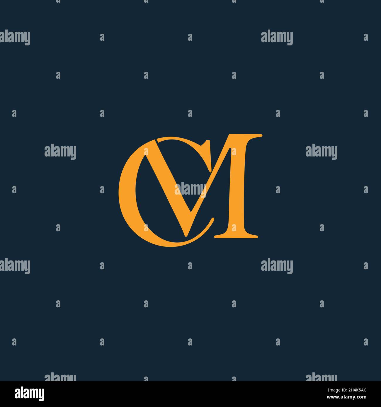 Professional Innovative Initial CM logo and CM logo. Letter CM Minimal ...