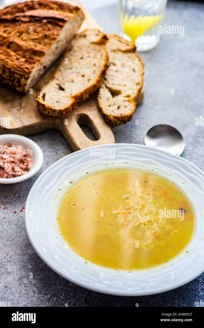 Pink broth hi-res stock photography and images - Alamy