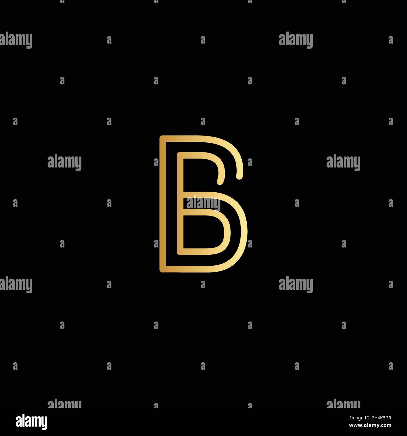 Abstract letter b Stock Vector Images - Alamy