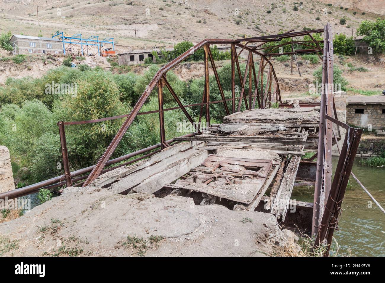 Old crumbling bridge in Areni village, Armenia Stock Photo - Alamy