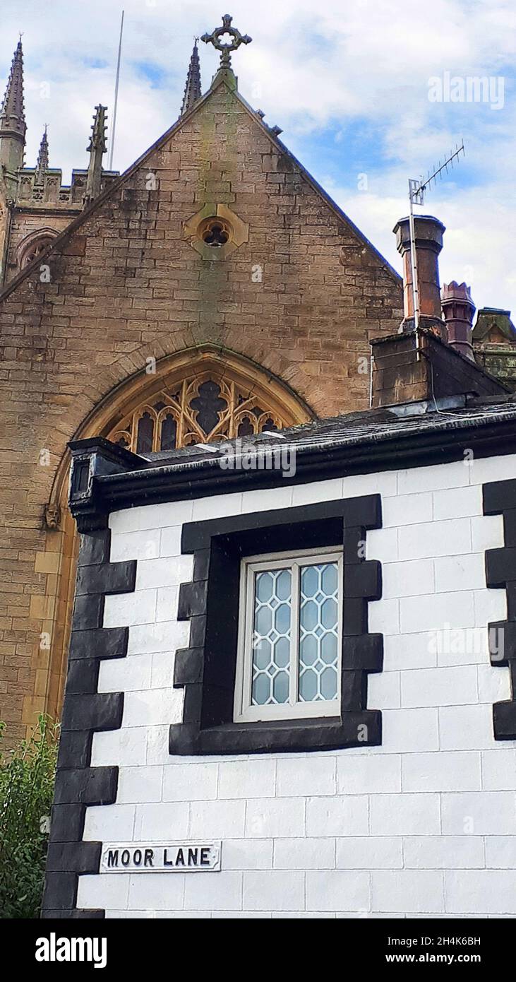 St Leonard's Parish Church in Padiham Lancashire was built between 1866 ...