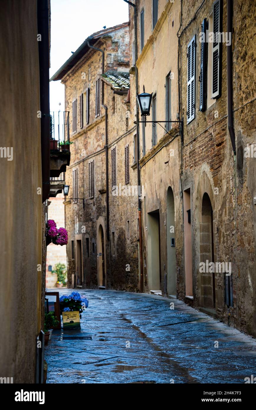 Charming Pienza is a small Italian hilltop town in the commune of Siena ...