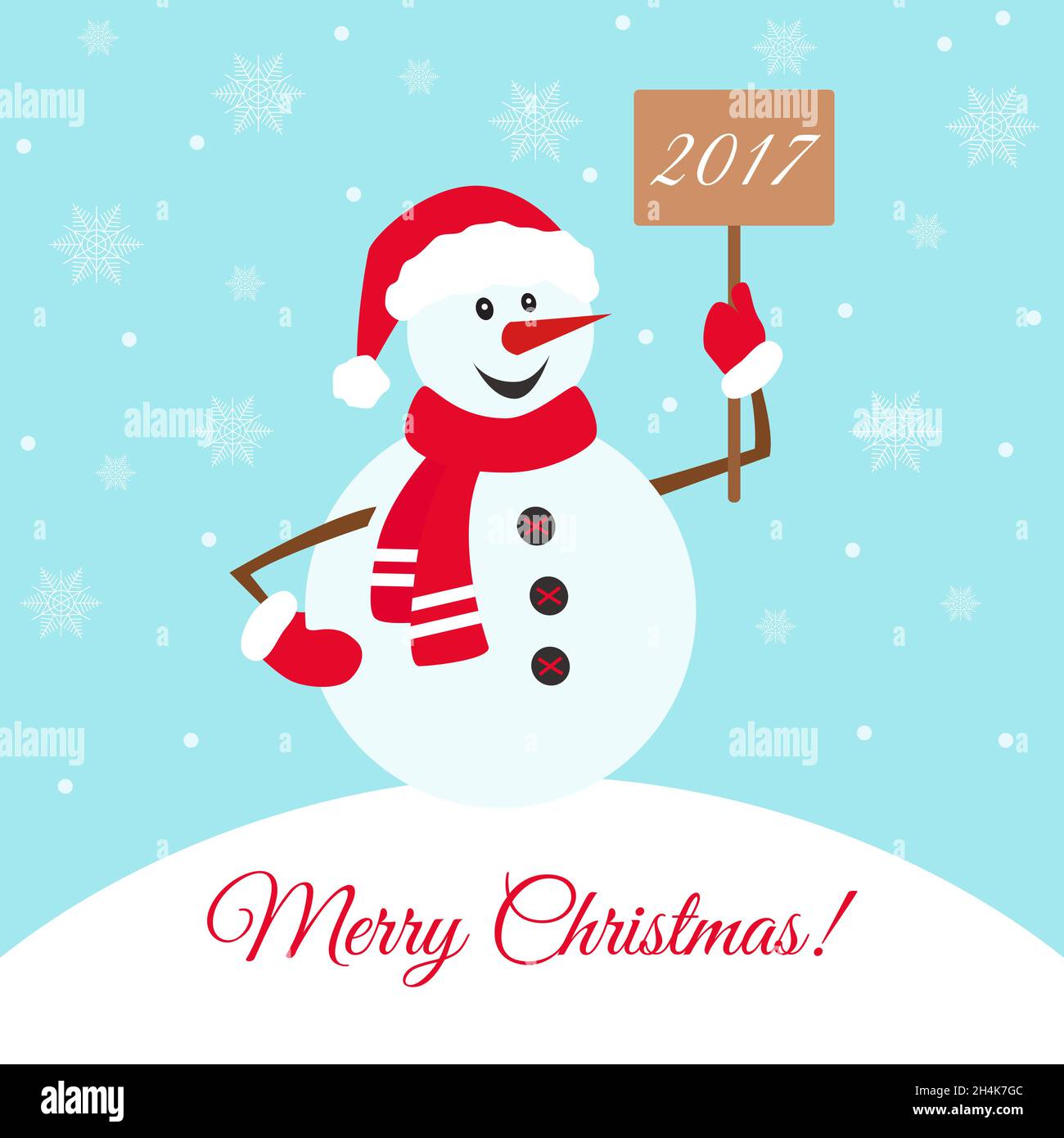 Snowflakes greeting Stock Vector Images - Alamy