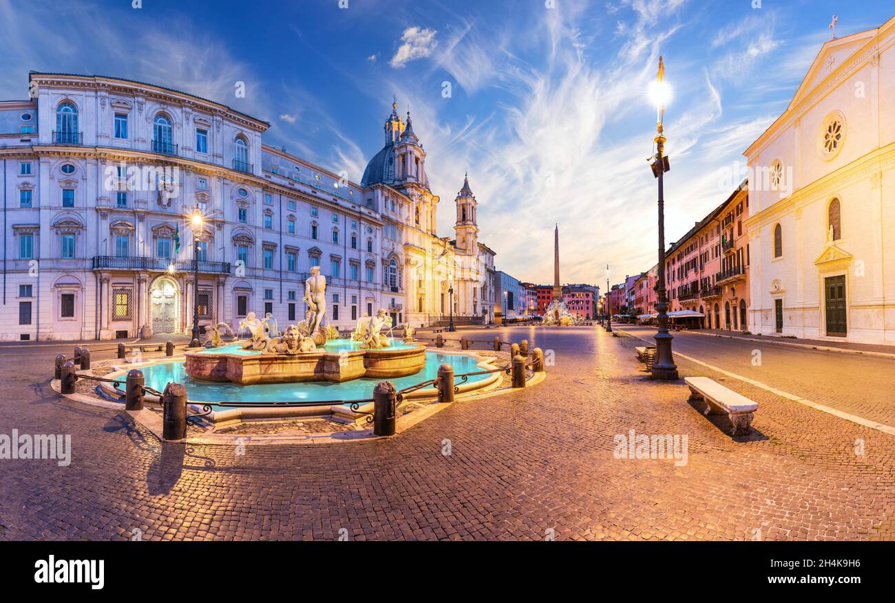 Piazza navona ancient rome hi-res stock photography and images - Alamy