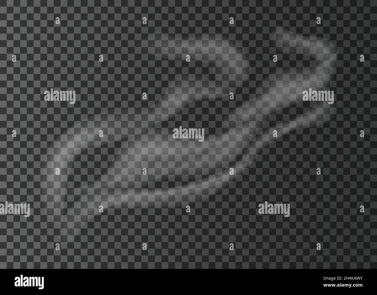 Steam from a cup of hot coffee or tea. White cigarette smoke or smell ...