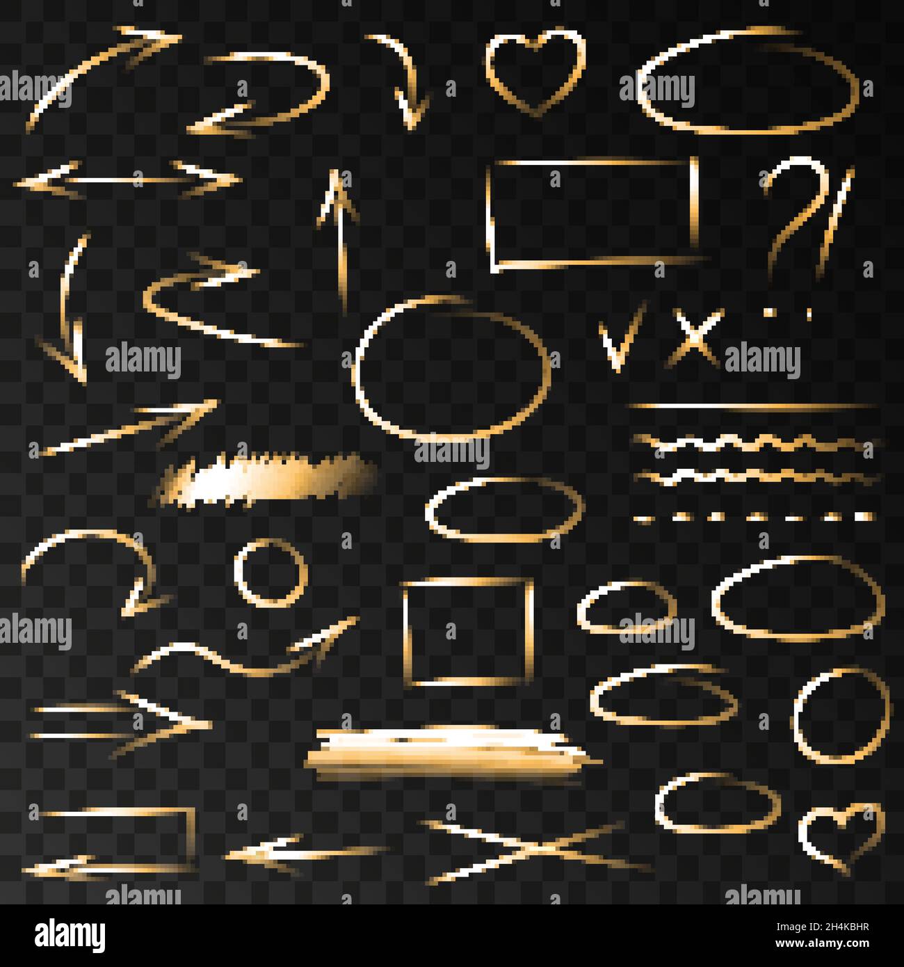 Circle marker drawing effect highlight hi-res stock photography and ...