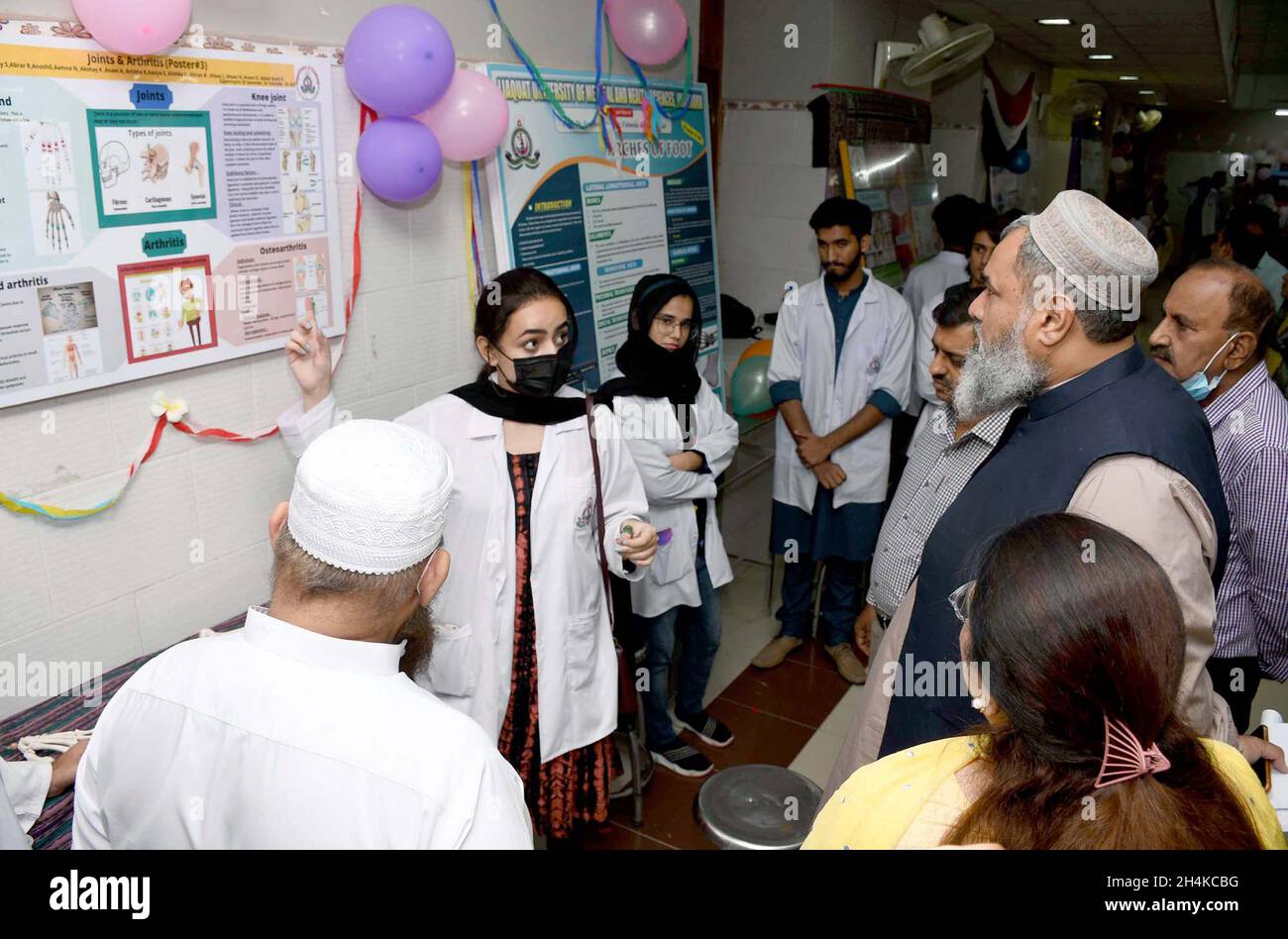 Visitors take keen interest at stall during Science Poster and Painting ...