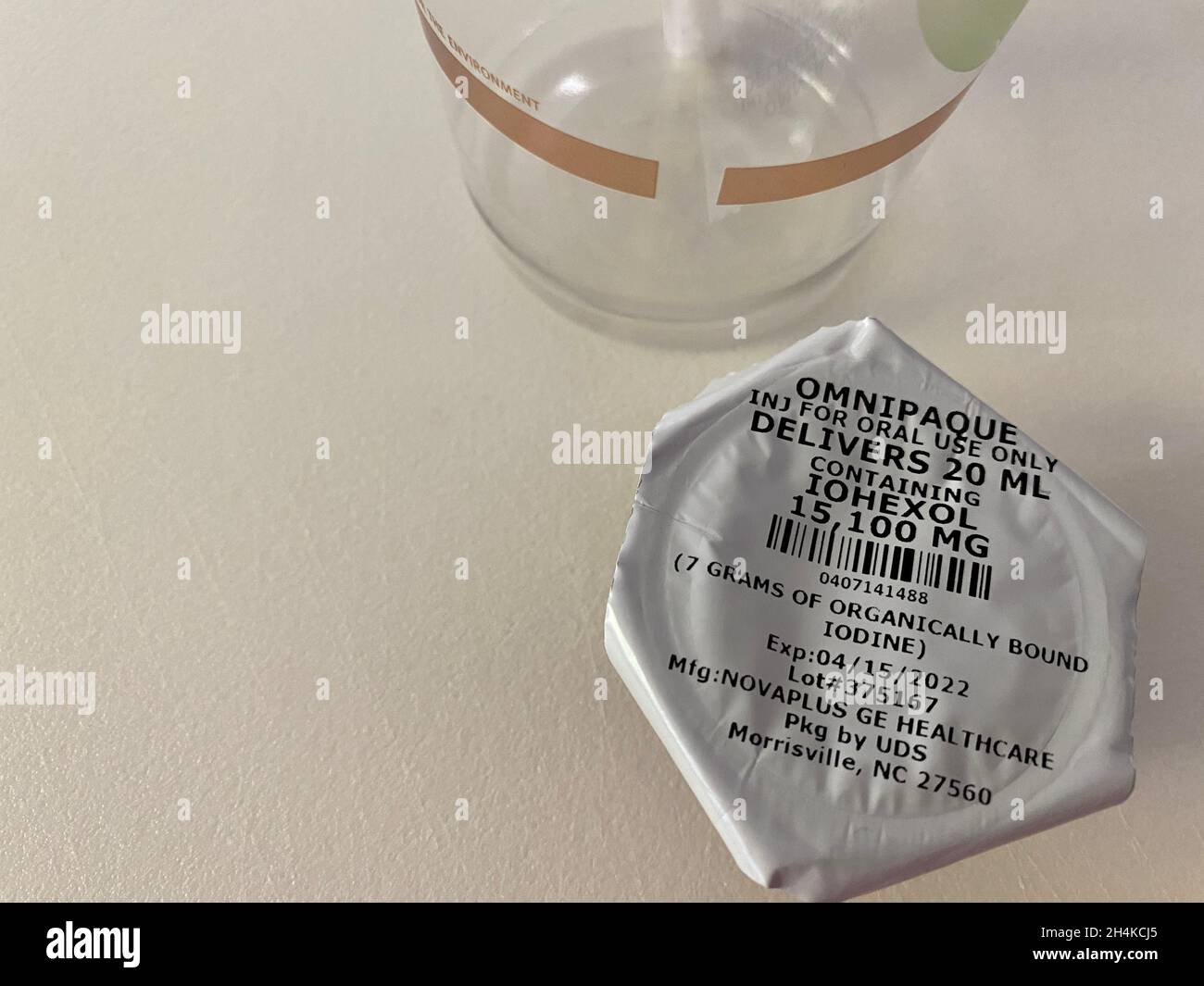 Omnipaque iohexol contrast media oral solution to be taken before a CT ...