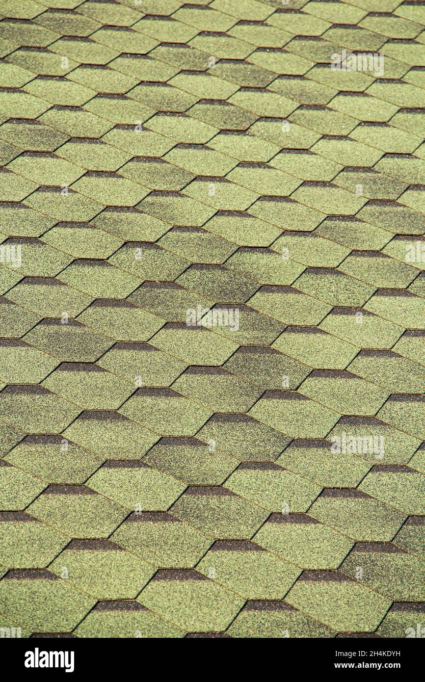 Closeup bitumen shingle roof pattern hi-res stock photography and ...